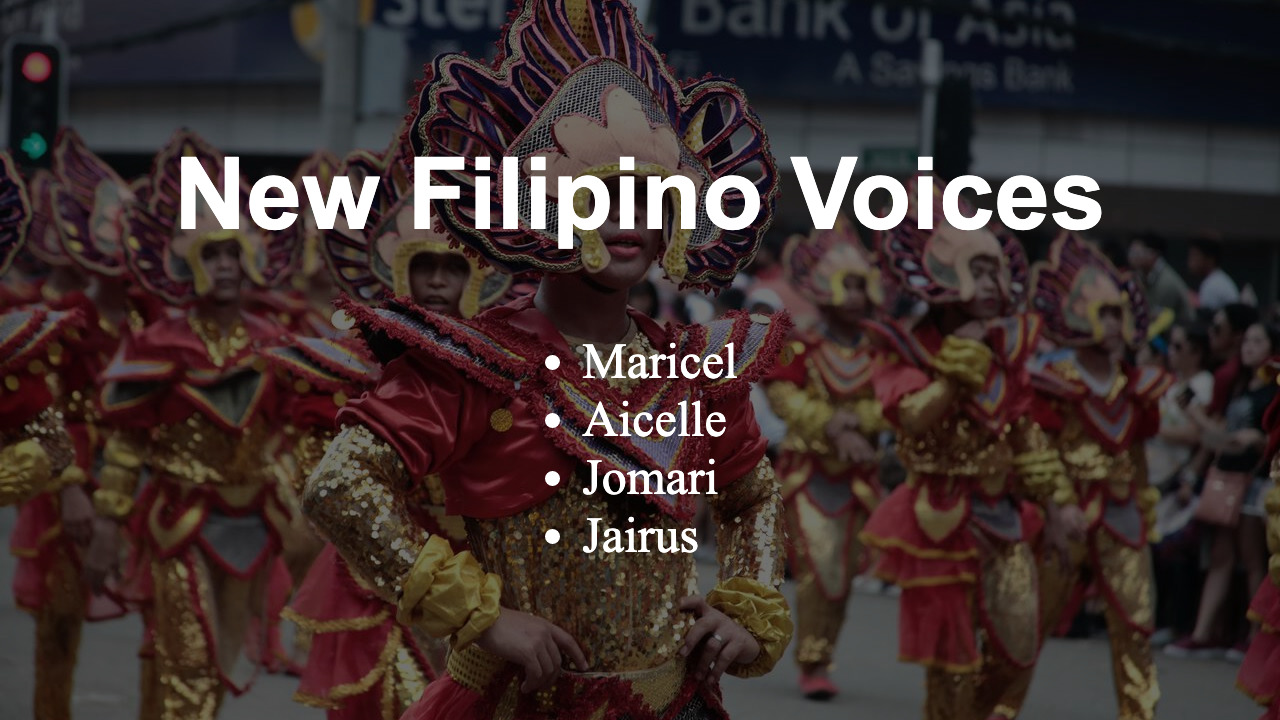 Make videos in Filipino language