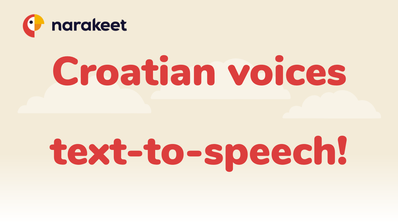Croatian text-to-speech voices