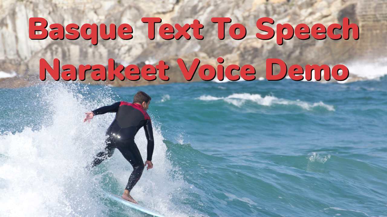 Basque Text To Speech