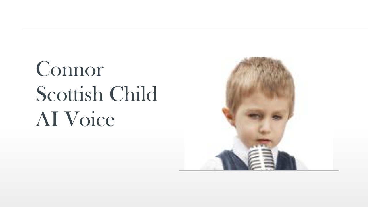 Connor Text to Speech Scottish Child Voice